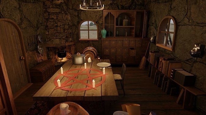 Witch house 3D model | CGTrader