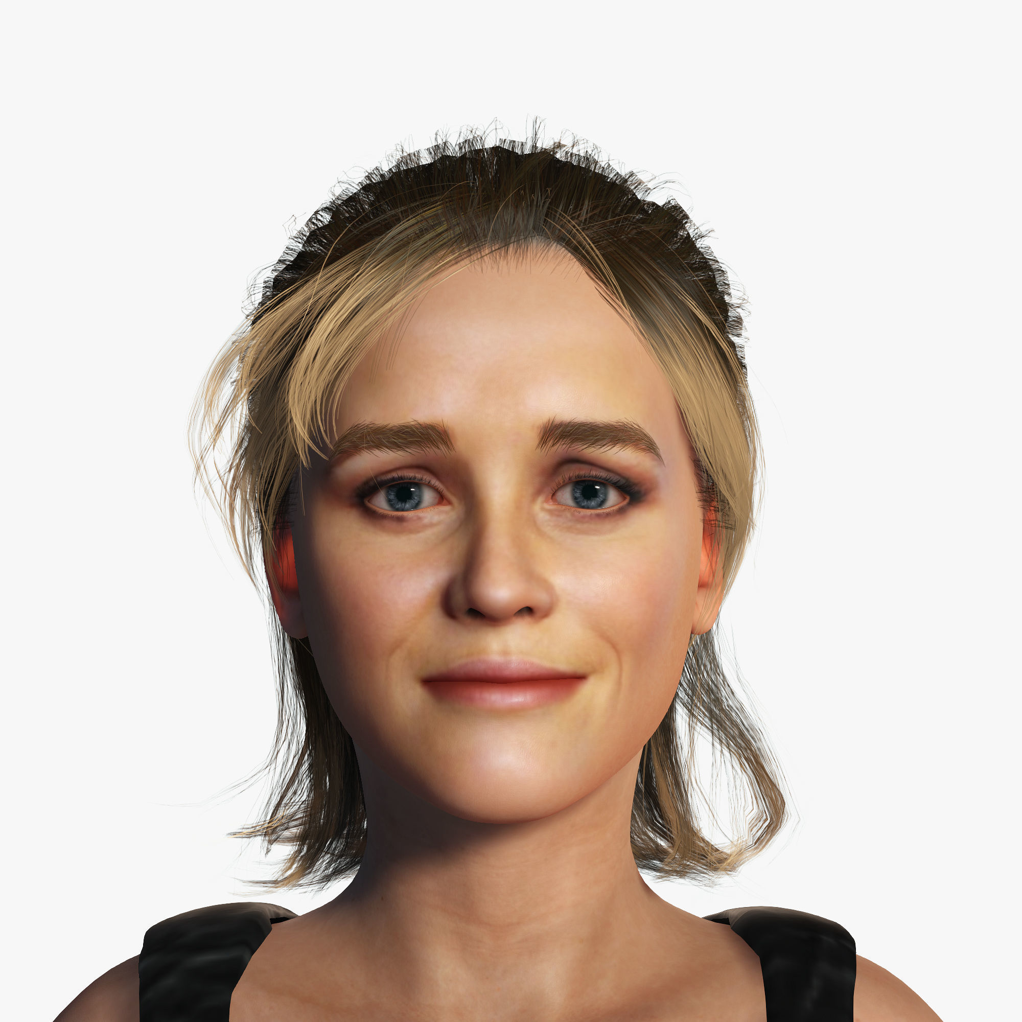 3D model Reese Witherspoon 3D Rigged model ready for animation VR / AR ...