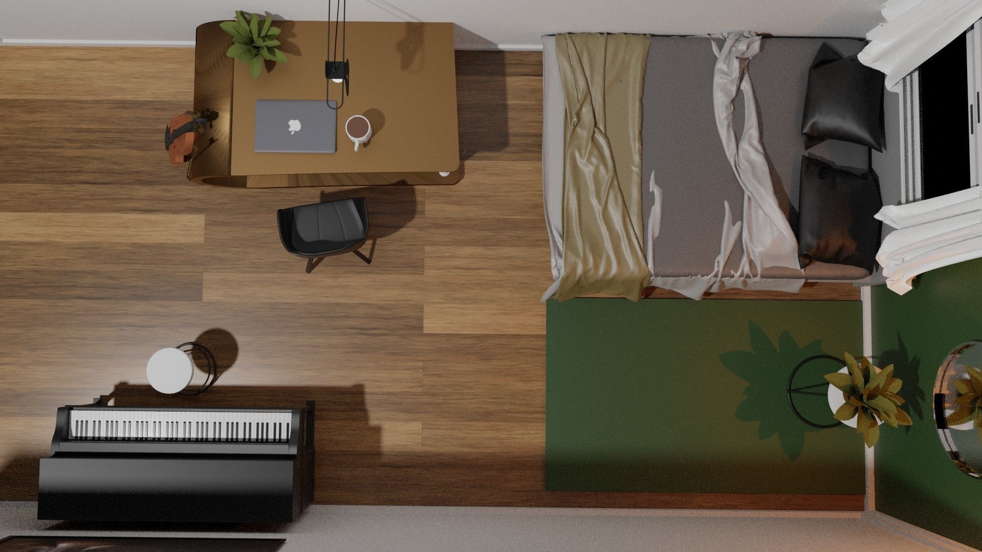 Room Concept 3D model 3D printable | CGTrader