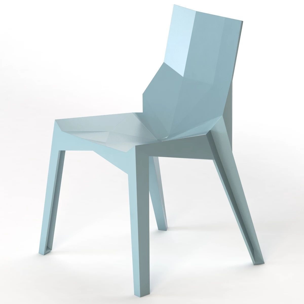 Design Depot Bonaldo Poly Super Angular Chair By Karim Rashid 3D model ...
