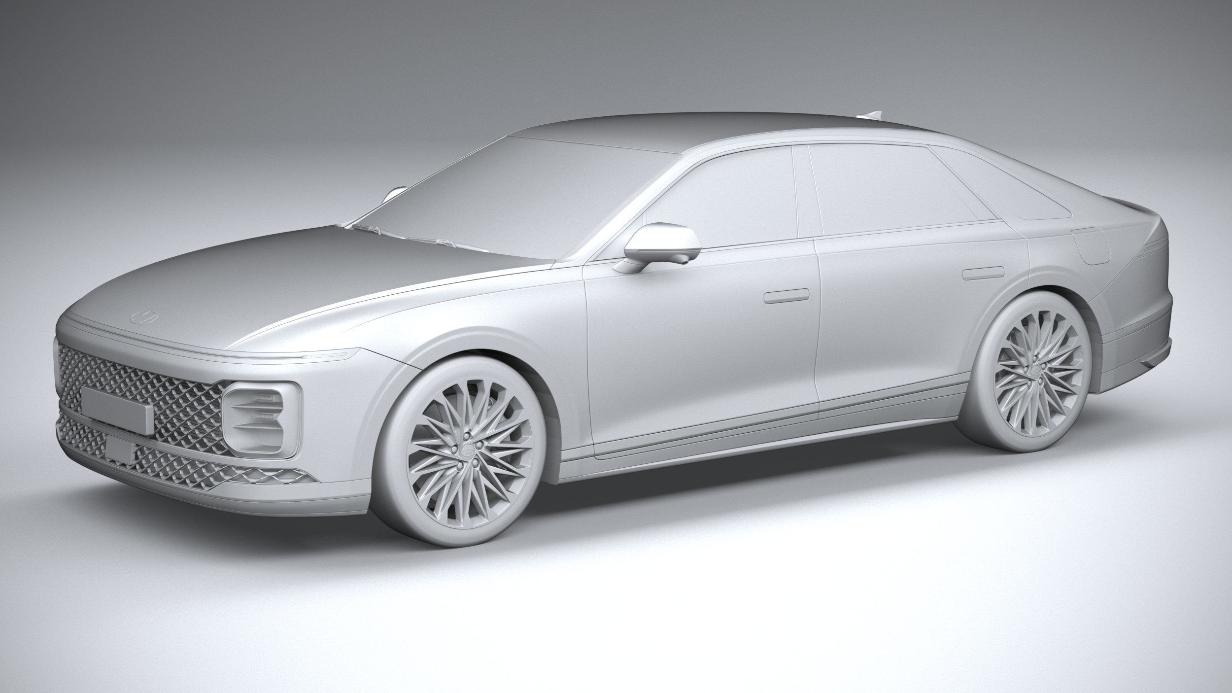 Hyundai Grandeur 2023 3D model | CGTrader