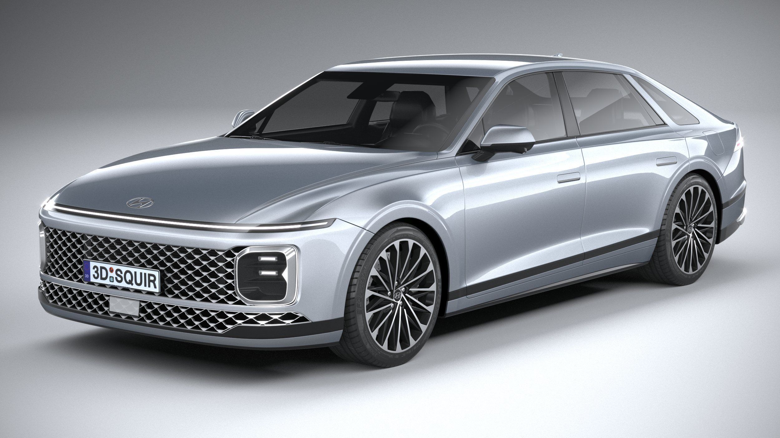 Hyundai Grandeur 2023 3D model | CGTrader