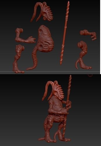 Dejarik Monnok Holochess 3D model 3D printable | CGTrader