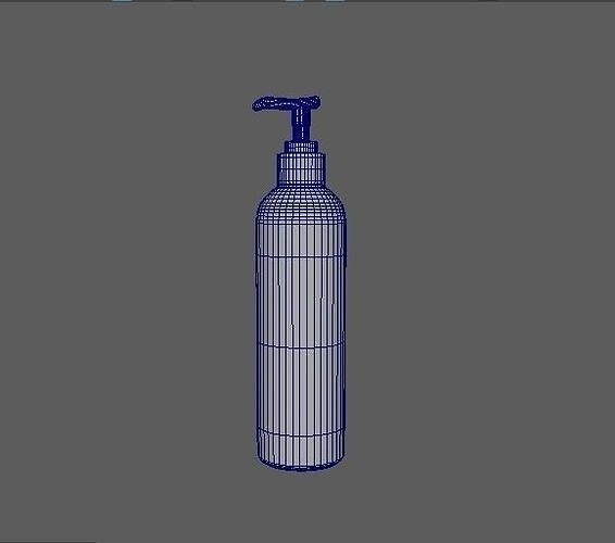 shampoo bottle 3D model animated | CGTrader