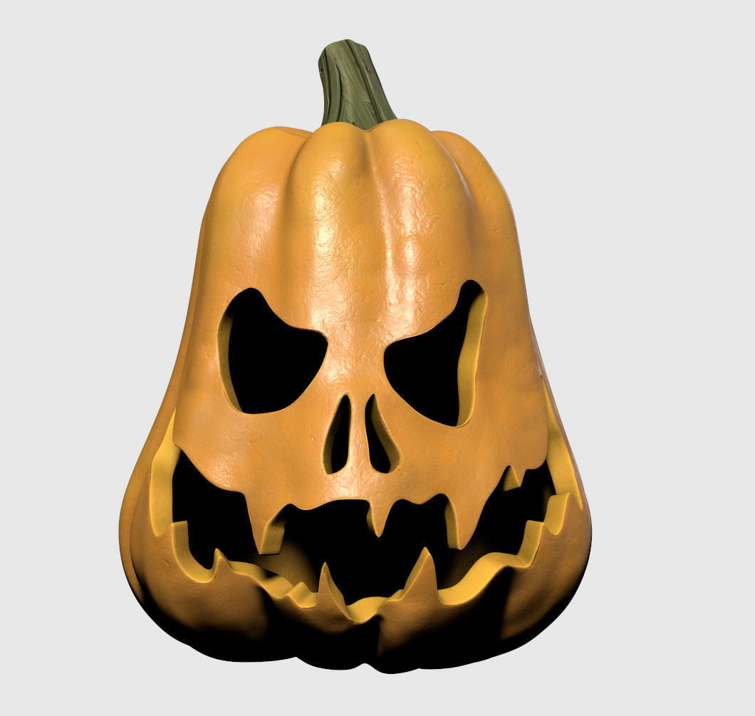 Pumpkin--printable-- halloween pumpkin 3D model | CGTrader
