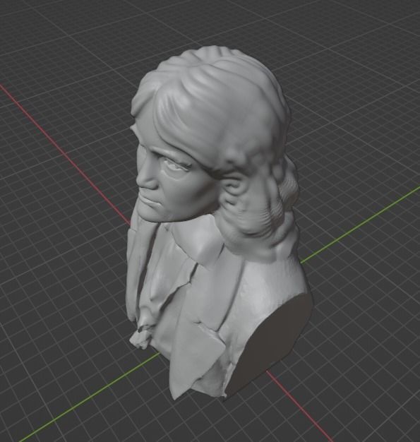 John Milton 3D model 3D printable | CGTrader