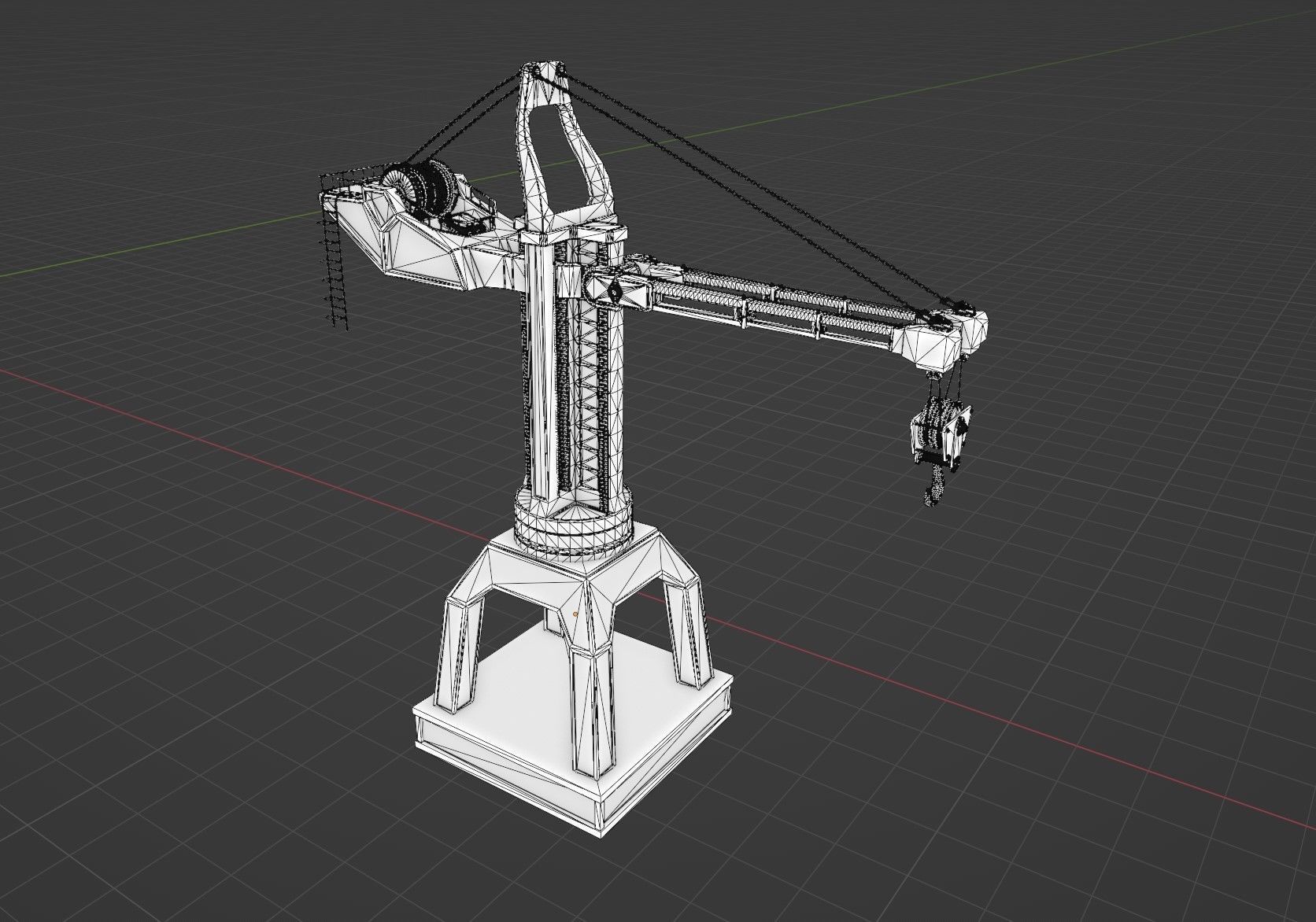 3D model Construction crane VR / AR / low-poly | CGTrader