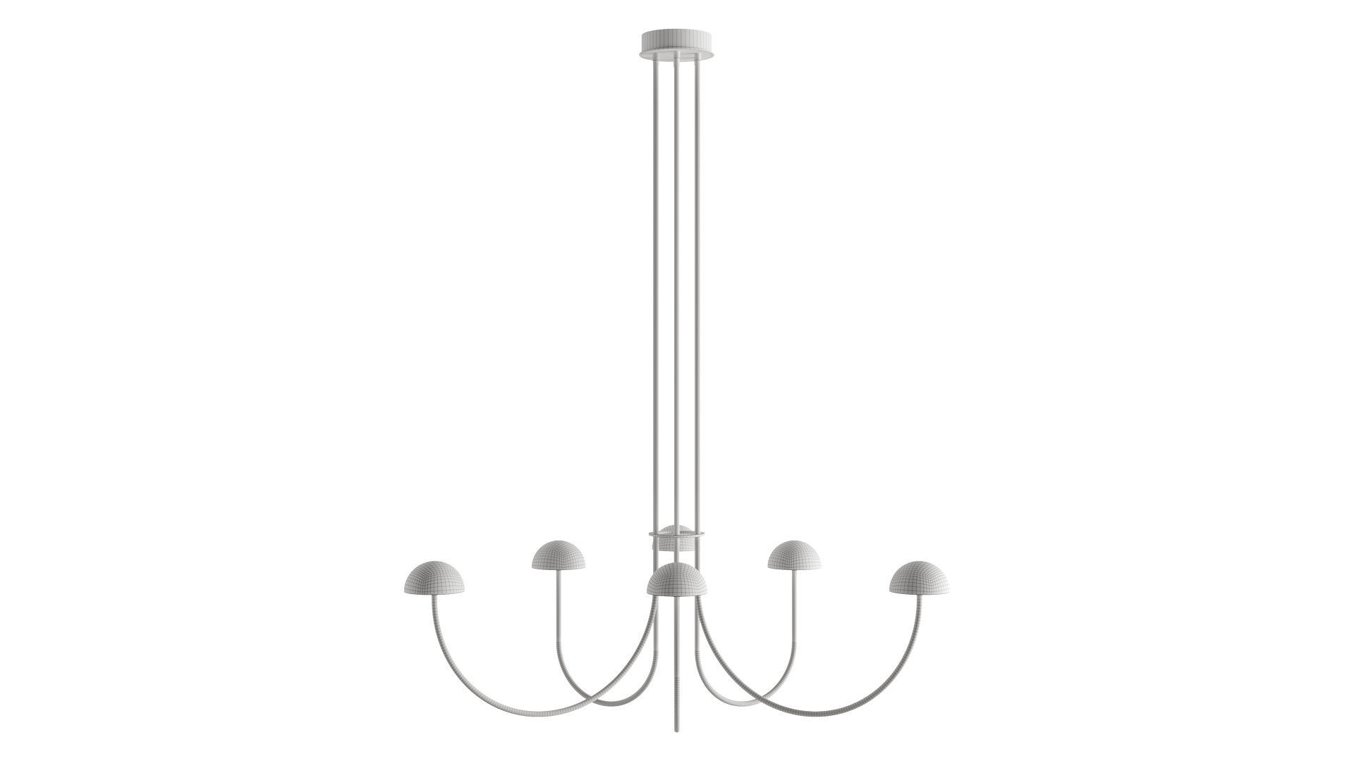 Dussa C1307-6 Pendant Lamp by Aromas 3D model | CGTrader