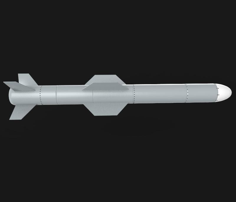 The Missile 3D model | CGTrader
