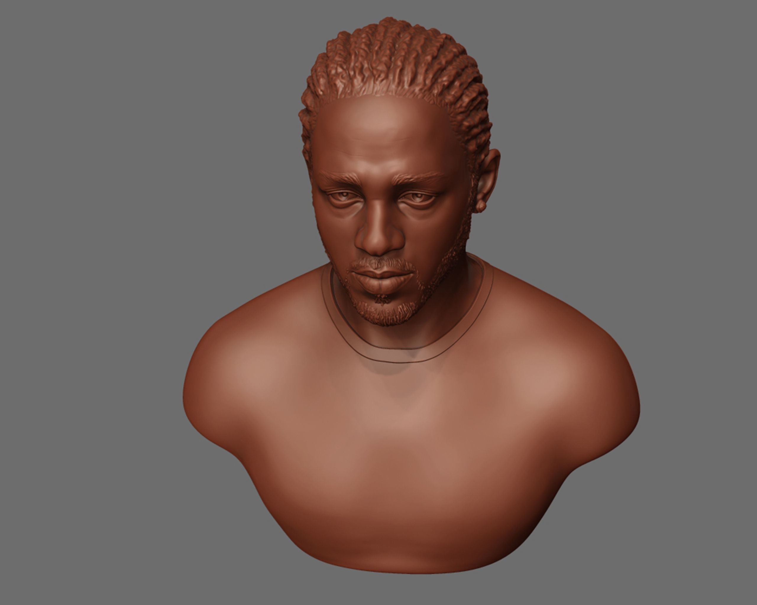 Kendrick Lamar model 1 Bust 3D model 3D printable | CGTrader