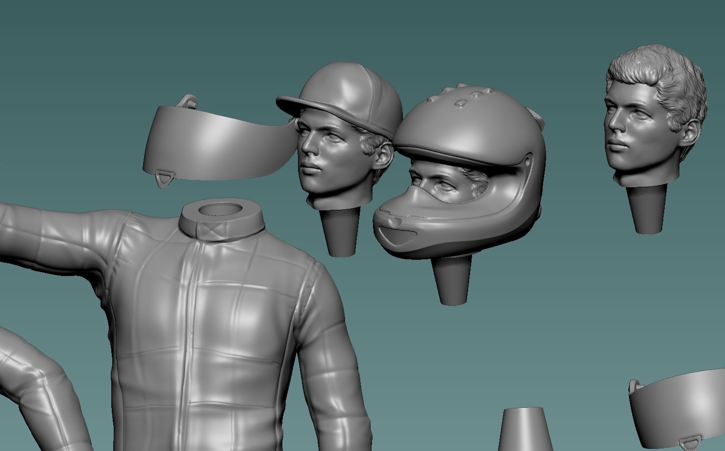 Max Verstappen 3D model 3D printable | CGTrader