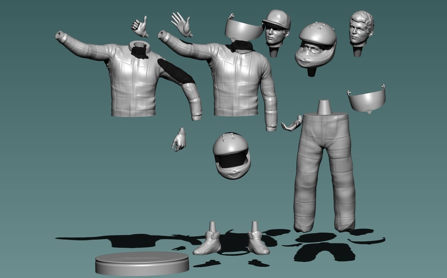 Max Verstappen 3D model 3D printable | CGTrader