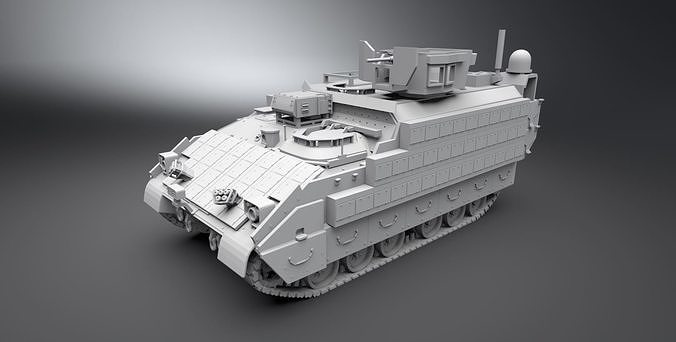 AMPV scale model 3D model 3D printable | CGTrader
