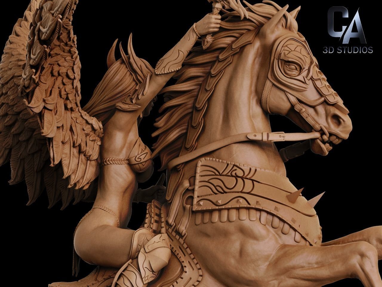 Valkyrie 3D Print 3D model 3D printable | CGTrader