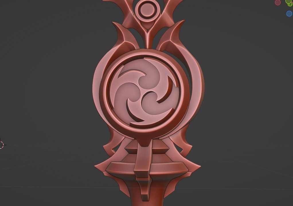 Electro Gnosis Genshin Impact - Gnosis of Baal - 3D Print Ready 3D ...