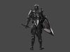Sunlord and Moonlord set of armors and weapons 3D model rigged | CGTrader