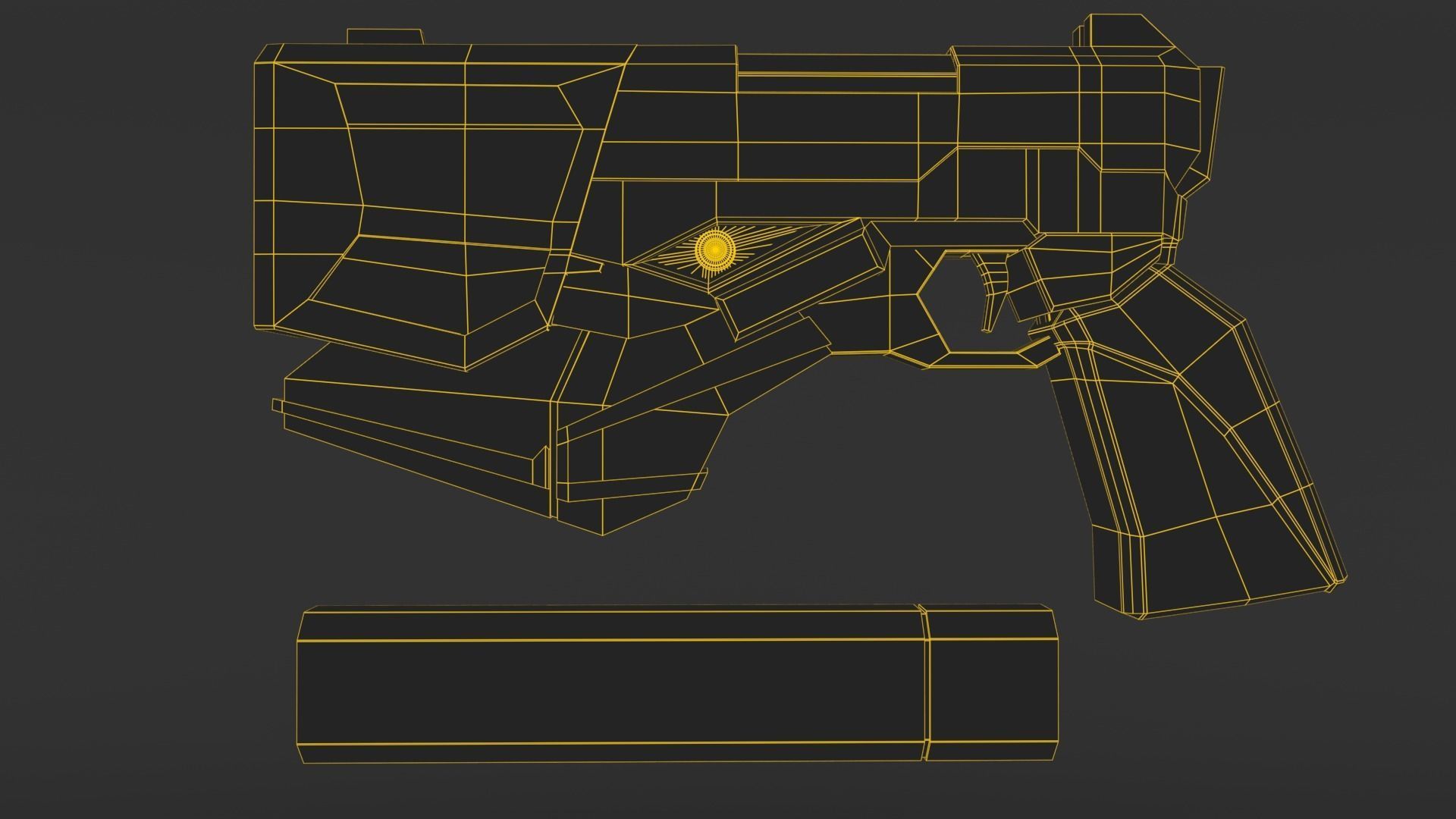 M25 Gun free VR / AR / low-poly 3D model | CGTrader