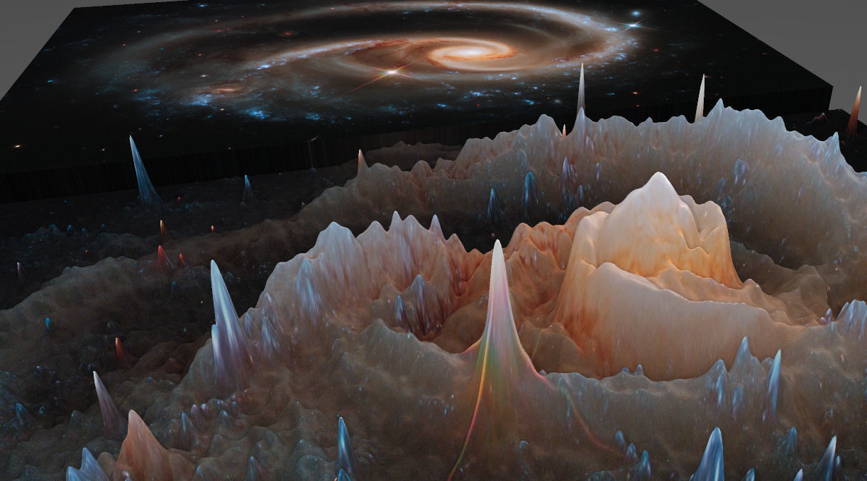 ARP 273 DEEP SKY OBJECT 3D SOFTWARE ANALYSIS 3D model 3D printable ...