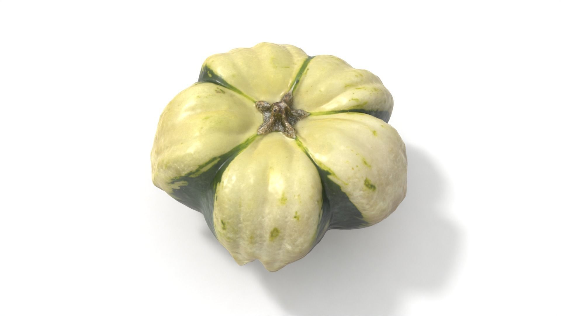 Decorative Gourd Pumpkin Squash Flower 3D Scan 3D model | CGTrader