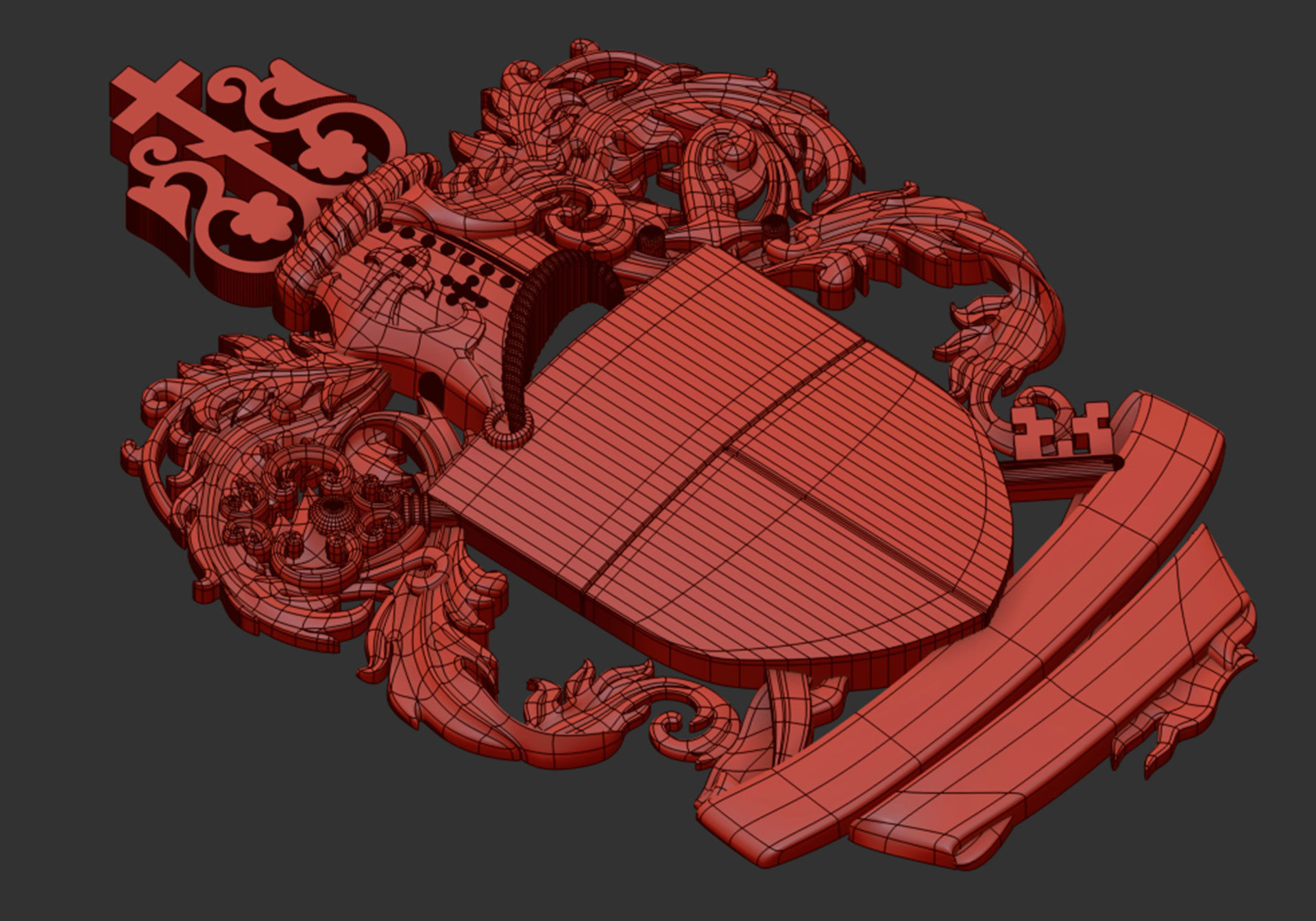 Coat of arms 3D model | CGTrader