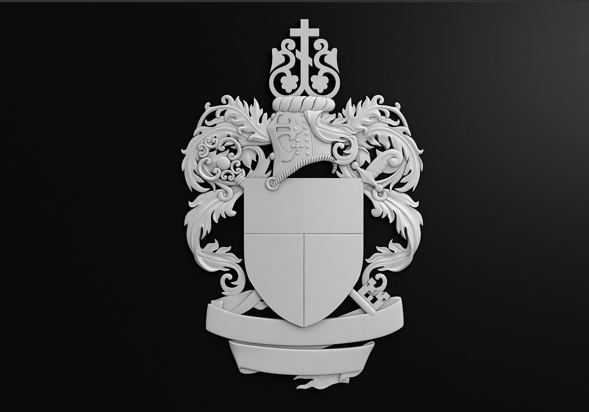 Coat of arms 3D model | CGTrader
