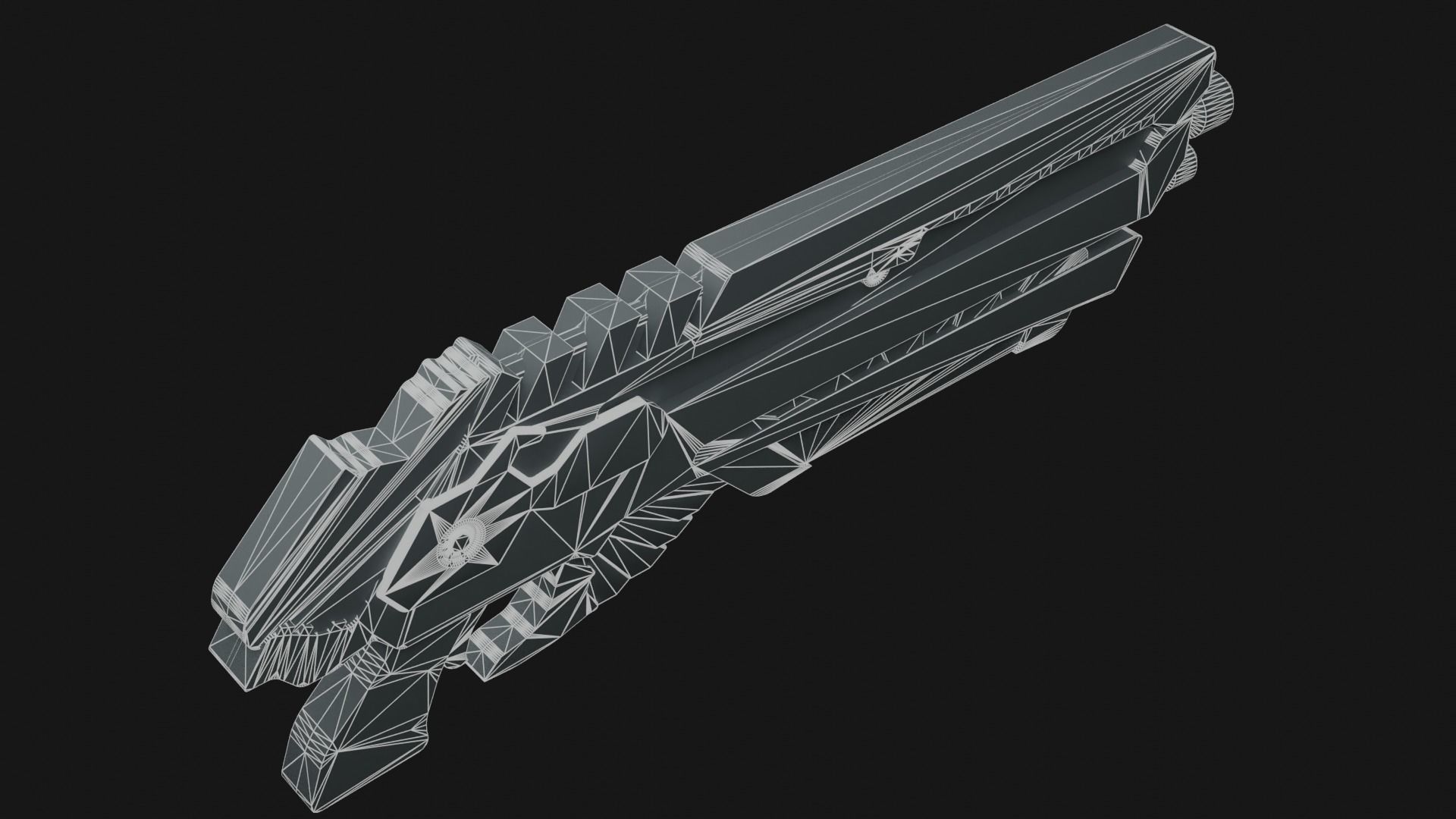 Apocalyptic Gun 3D model | CGTrader