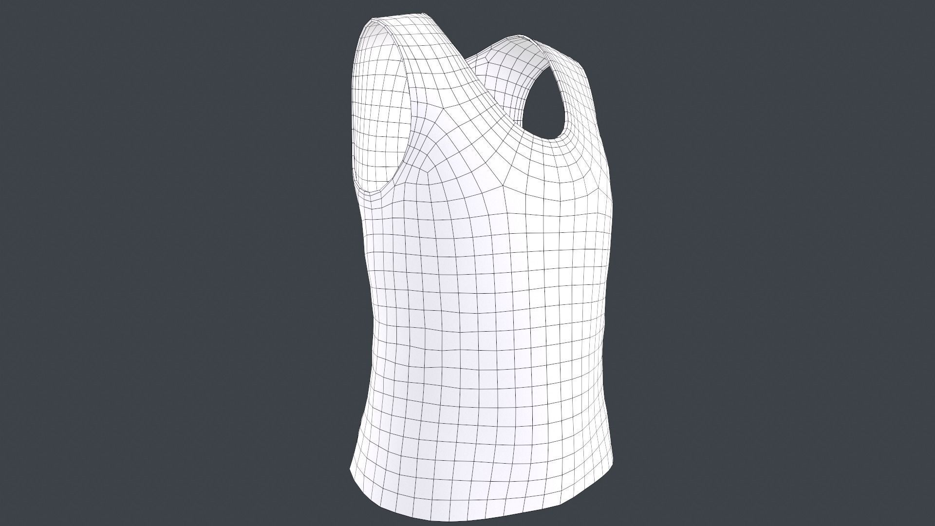 3D model Blue Tank Top VR / AR / low-poly | CGTrader
