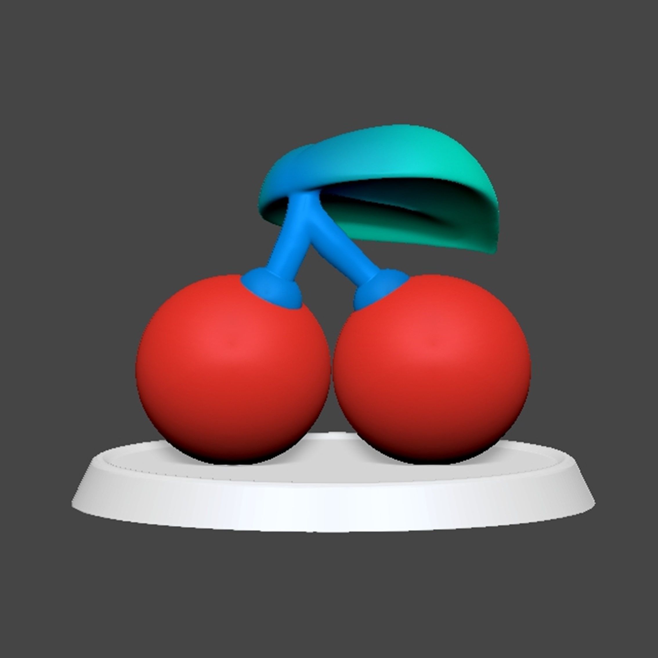 Double Cherry Based Mario 3D model 3D printable | CGTrader