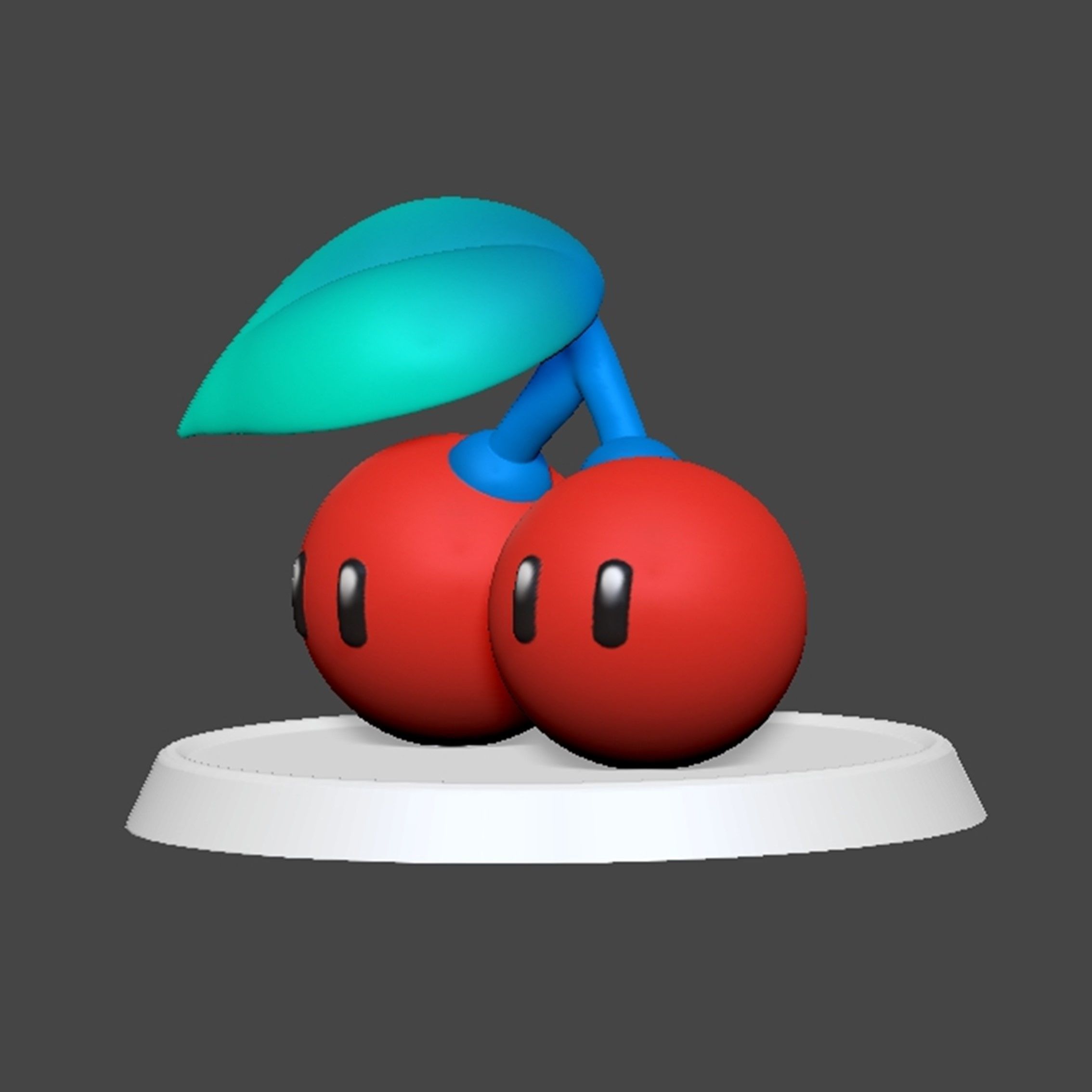 Double Cherry Based Mario 3D model 3D printable | CGTrader