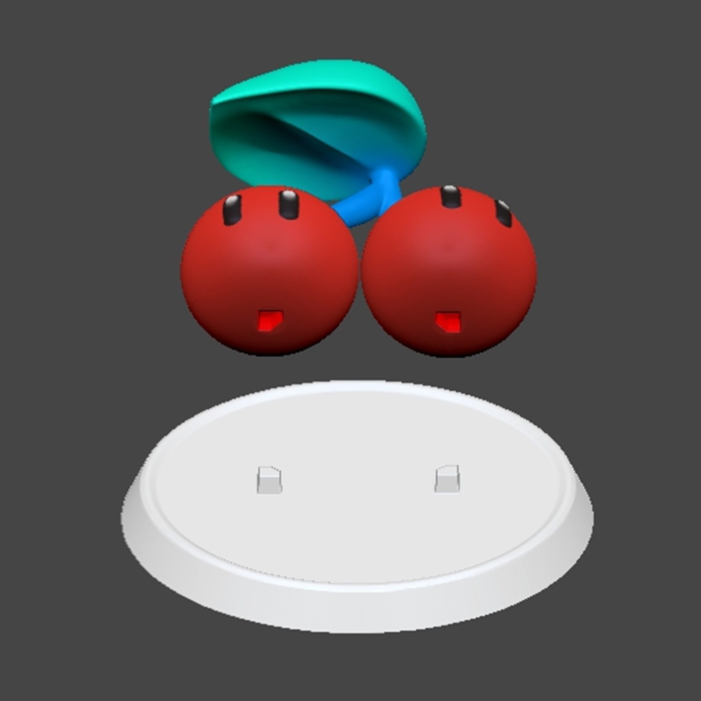 Double Cherry Based Mario 3D model 3D printable | CGTrader