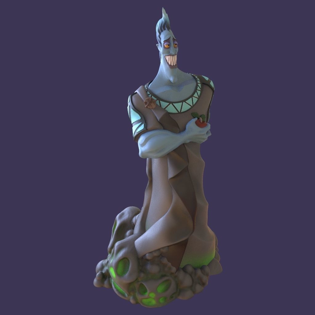 Hades statue of disney villain 3D model 3D printable | CGTrader