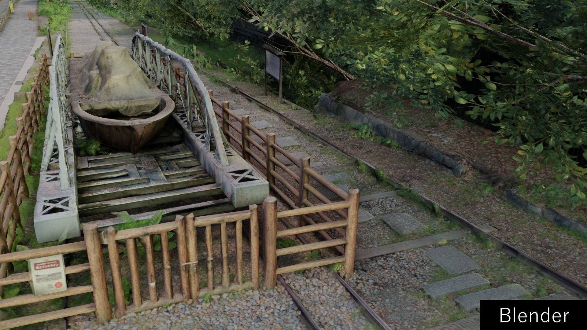 Kyoto Keage Incline 3D model | CGTrader