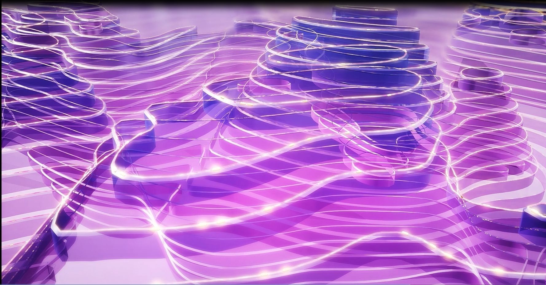 Technology abstract design mountains C4D UE5 3D model | CGTrader