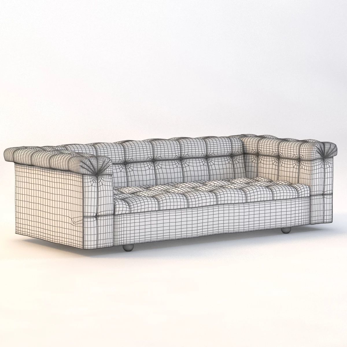 Dunbar Party Sofa 5407 by Edward Wormley 3D model | CGTrader