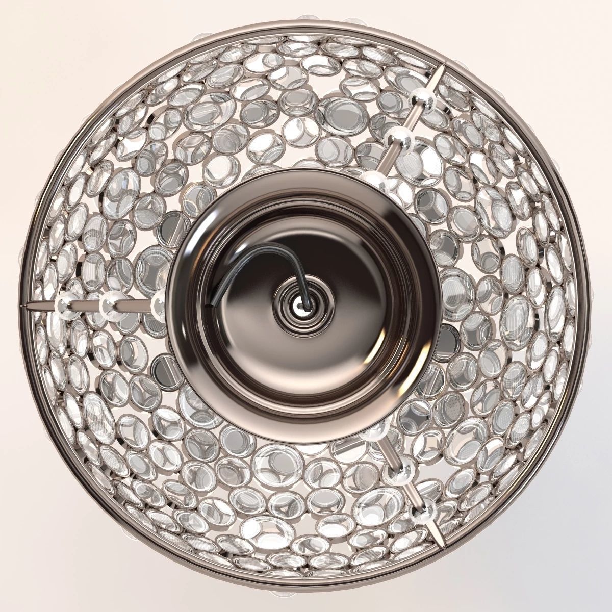 Emily Todhunter Oyster 36 Chandelier 3D model | CGTrader