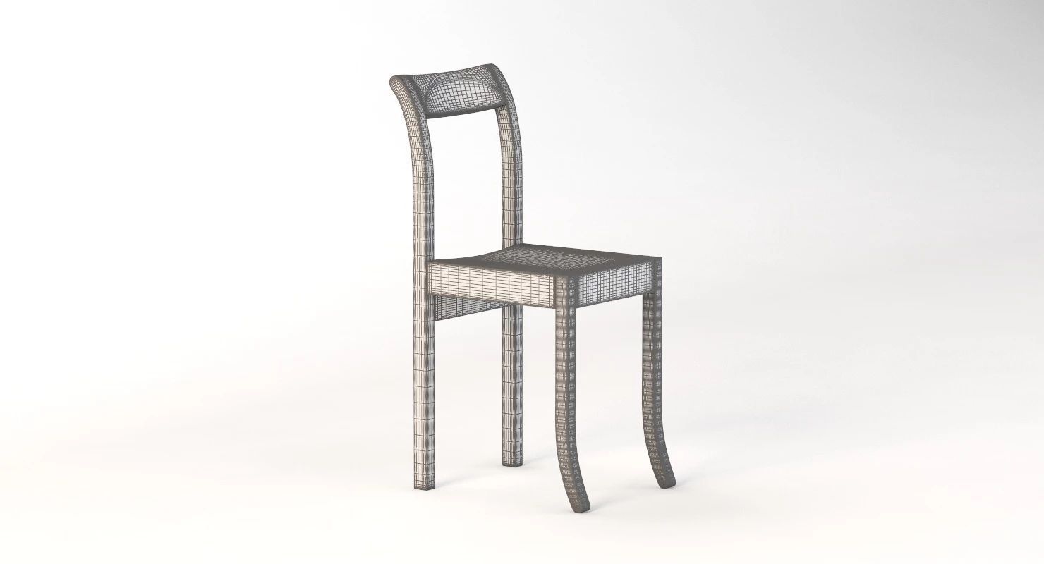 Estel Group Jim and Slim Colour Dining Chair By Sebastian Bergne 3D model | CGTrader