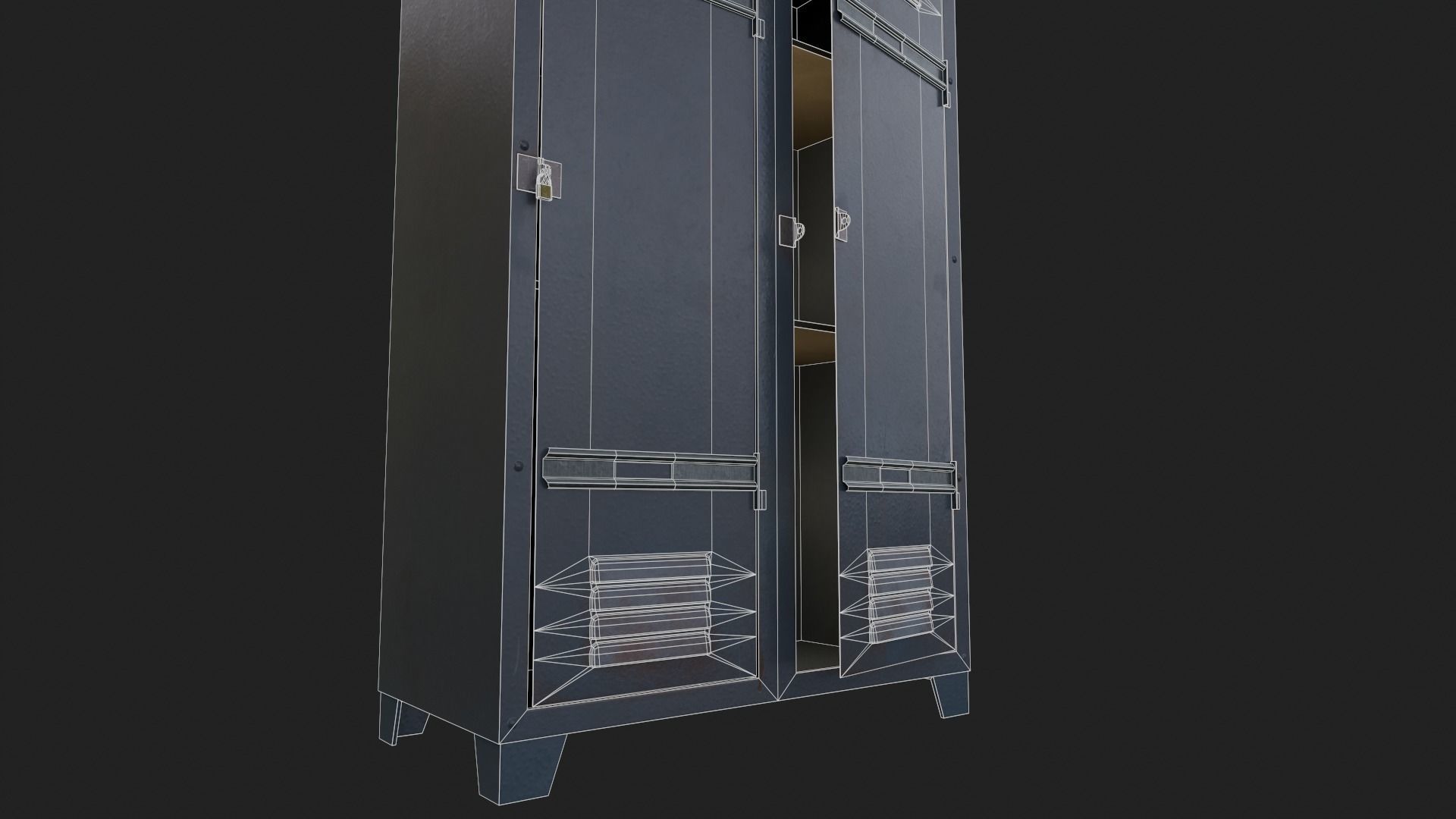 3D model Locker VR / AR / low-poly | CGTrader