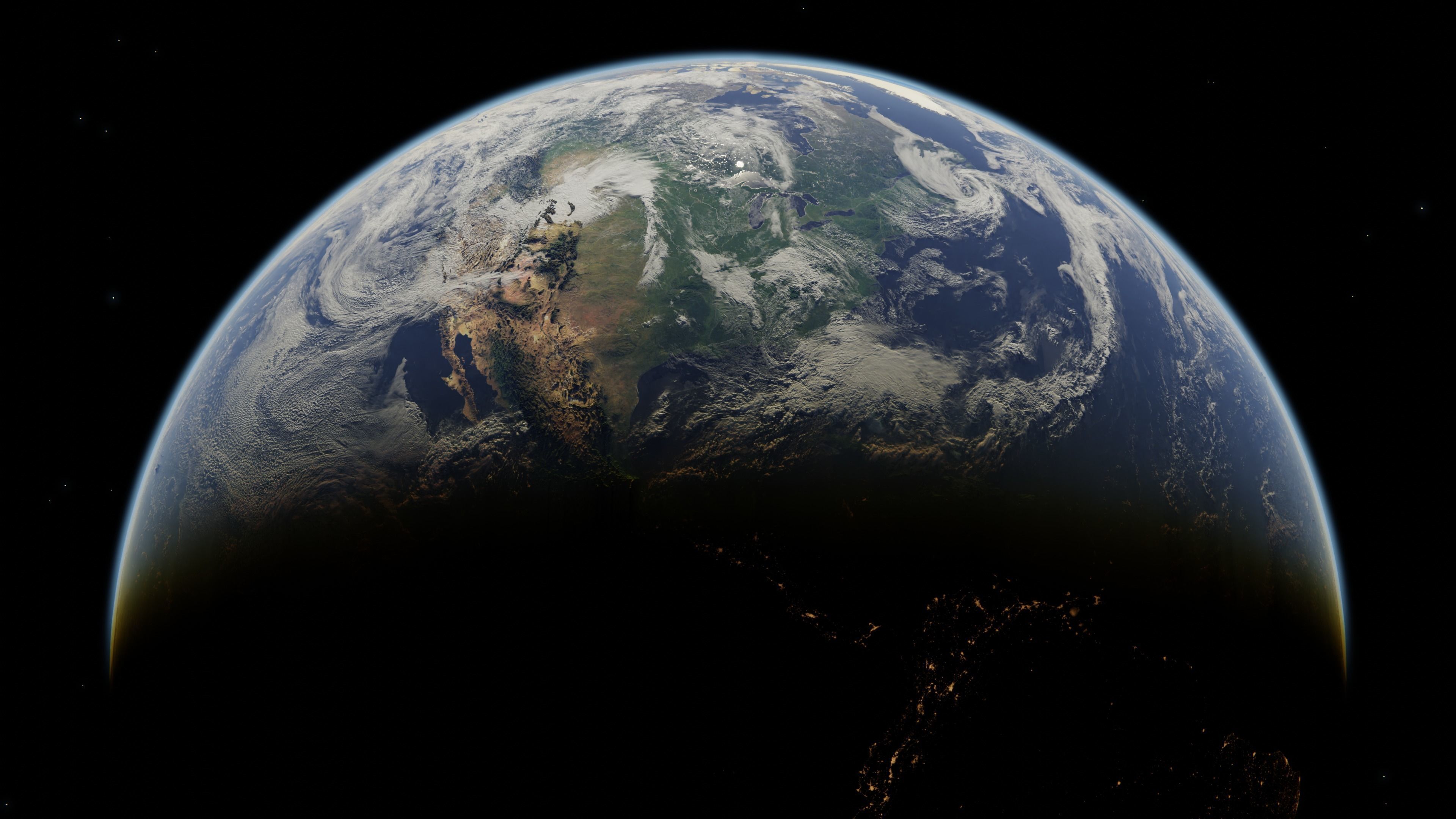 Photorealistic Earth with 43K textures 3D model | CGTrader