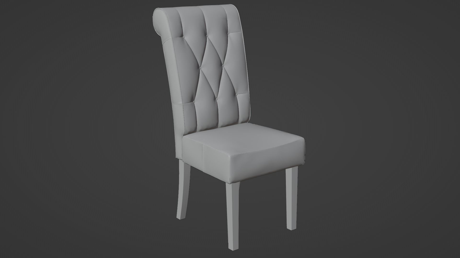 Dining chair high quality 3D model | CGTrader