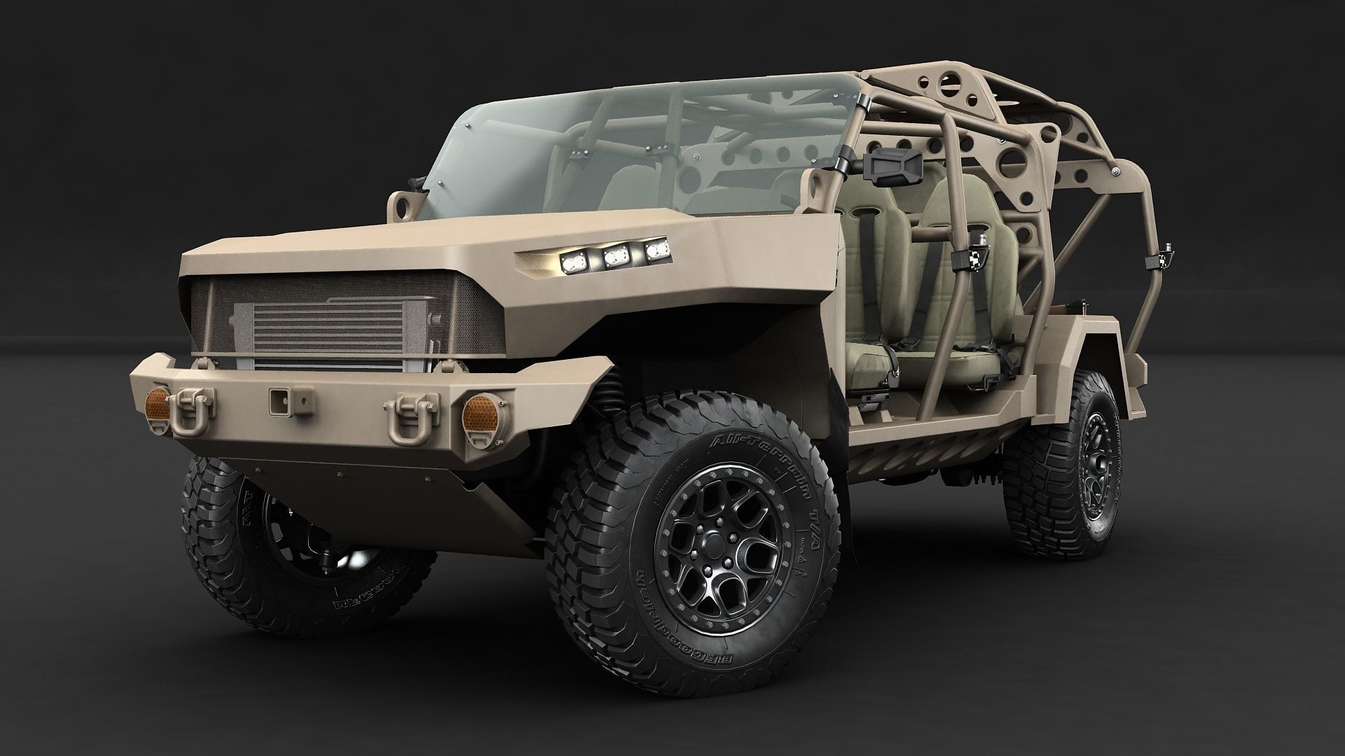 Chevy Colorado ZR2 military ISV 3D model | CGTrader