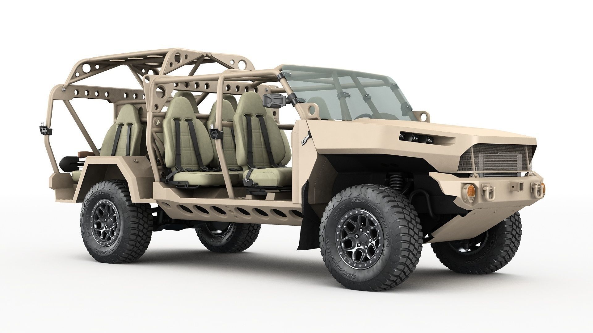 Chevy Colorado ZR2 military ISV 3D model | CGTrader