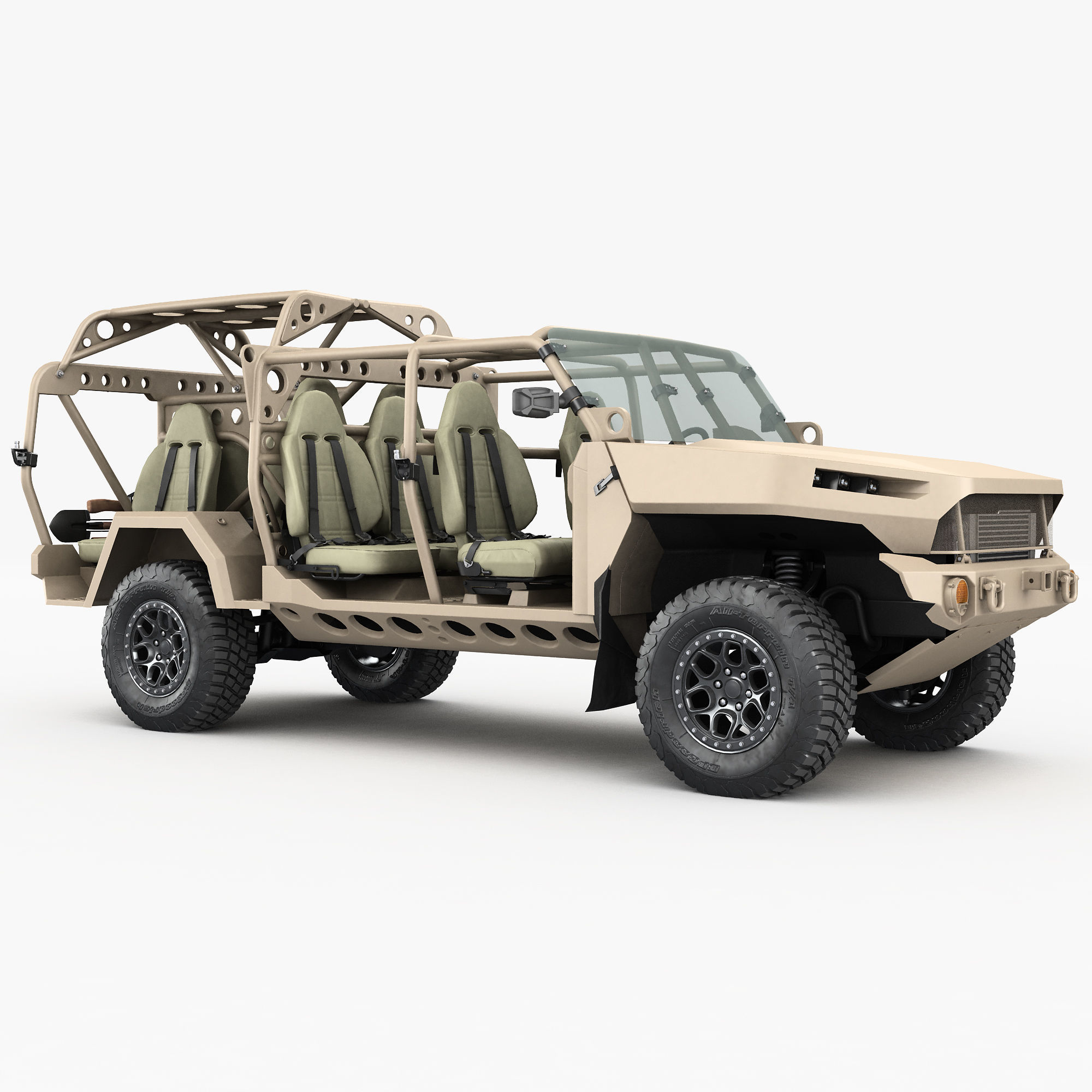 Chevy Colorado ZR2 military ISV 3D model | CGTrader