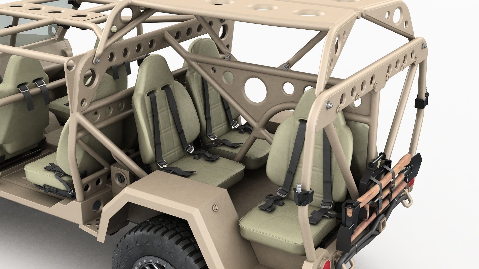 Chevy Colorado ZR2 military ISV 3D model | CGTrader