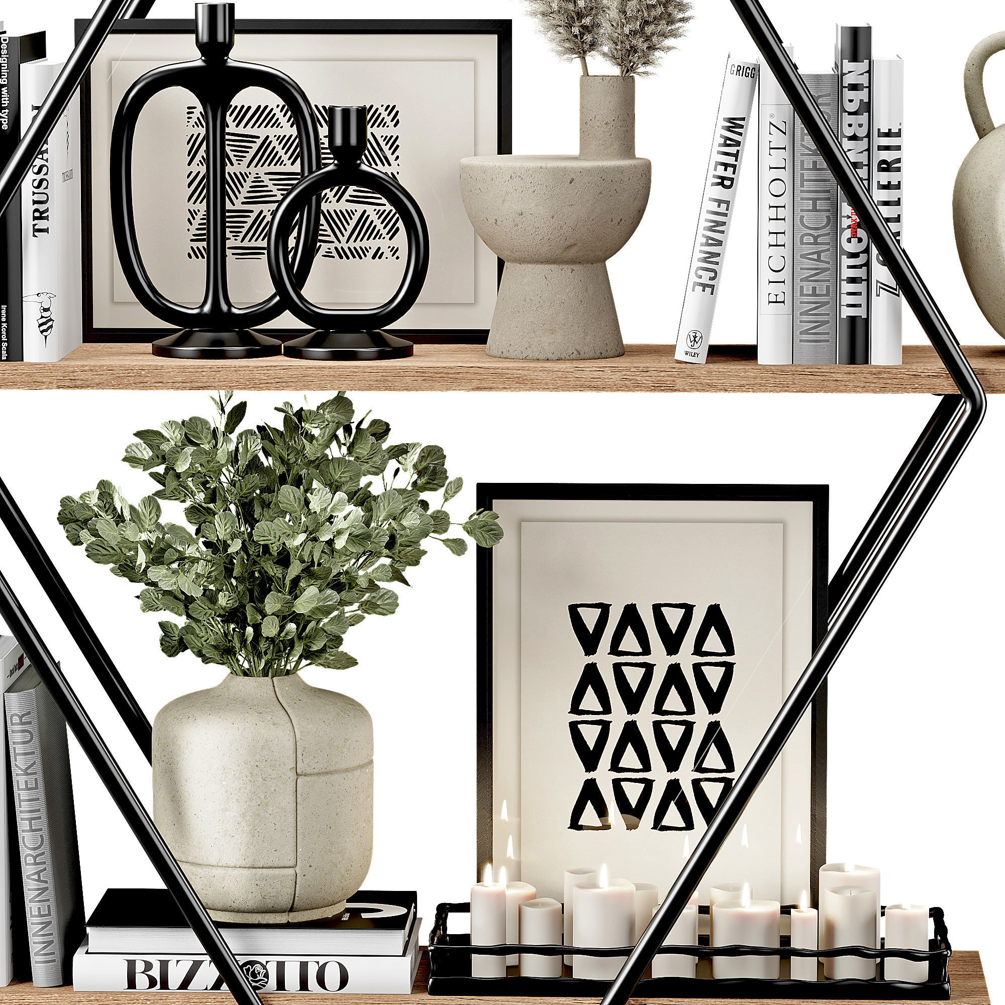 Decorative set23 3D model | CGTrader