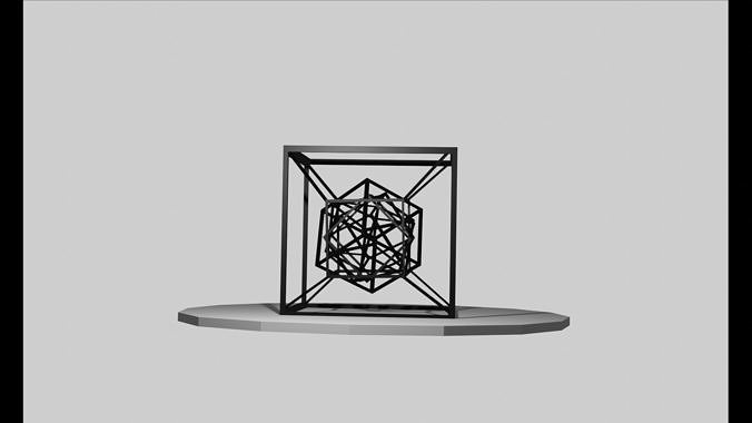 Mesh 4D CUBE free 3D model 3D printable | CGTrader