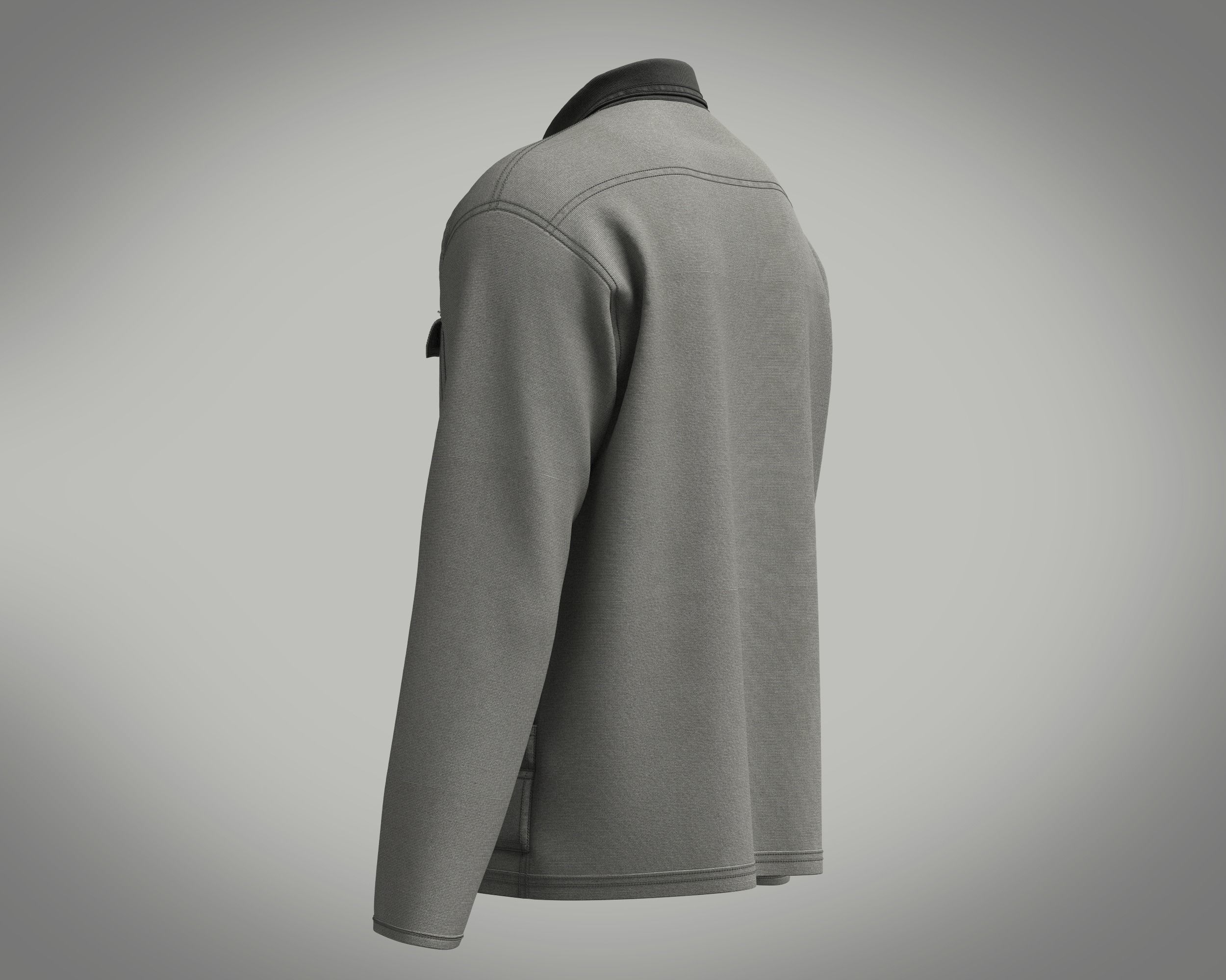 Mens Workwear Jacket 3D model | CGTrader
