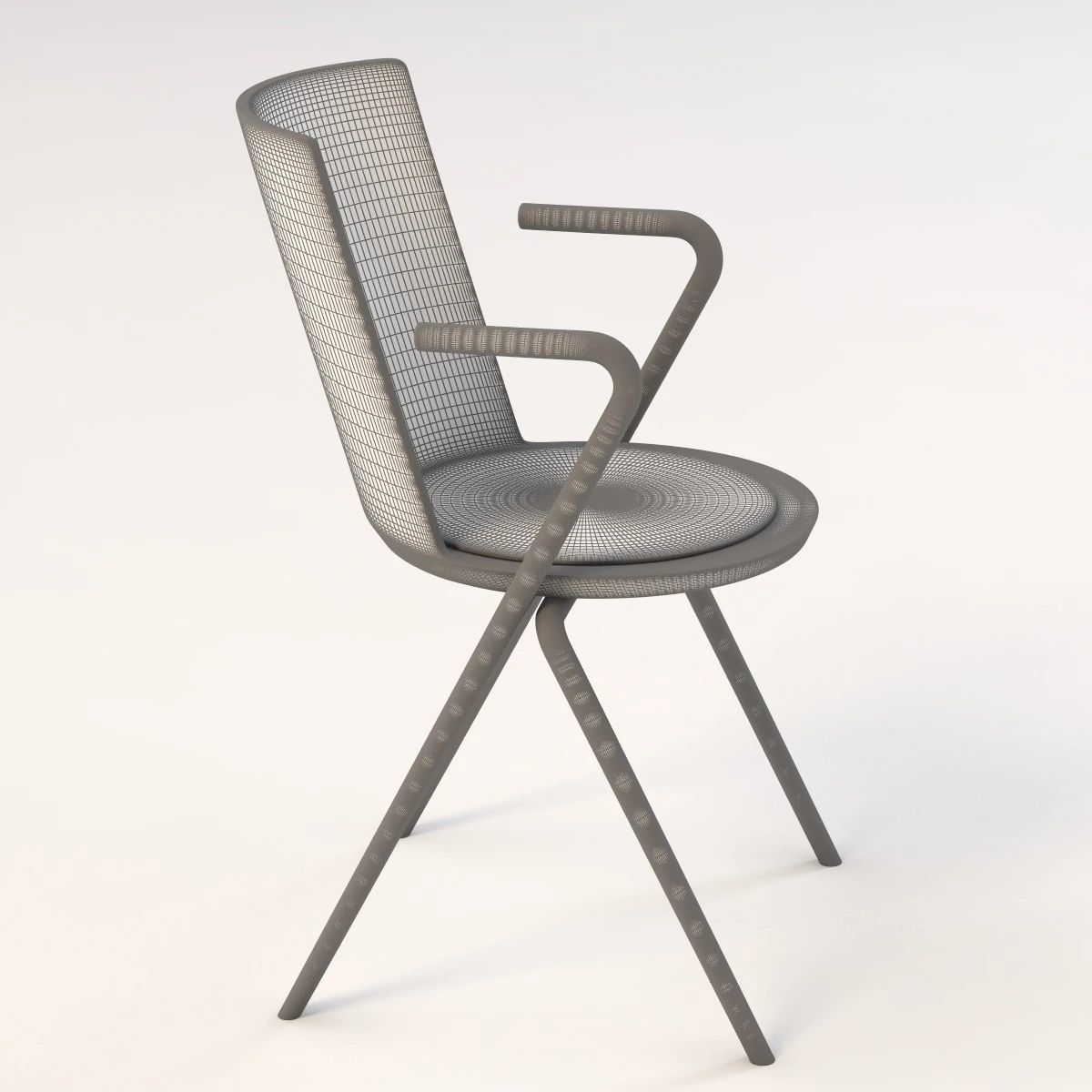 Fredericia Acme Polypropylene Armchair 3D model | CGTrader