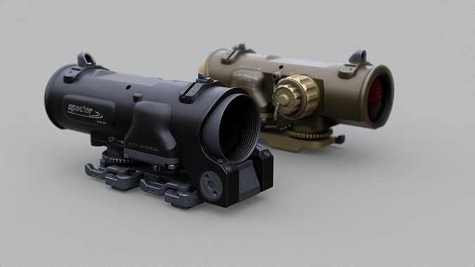 3D model Elcan Specter Docter VR / AR / low-poly | CGTrader