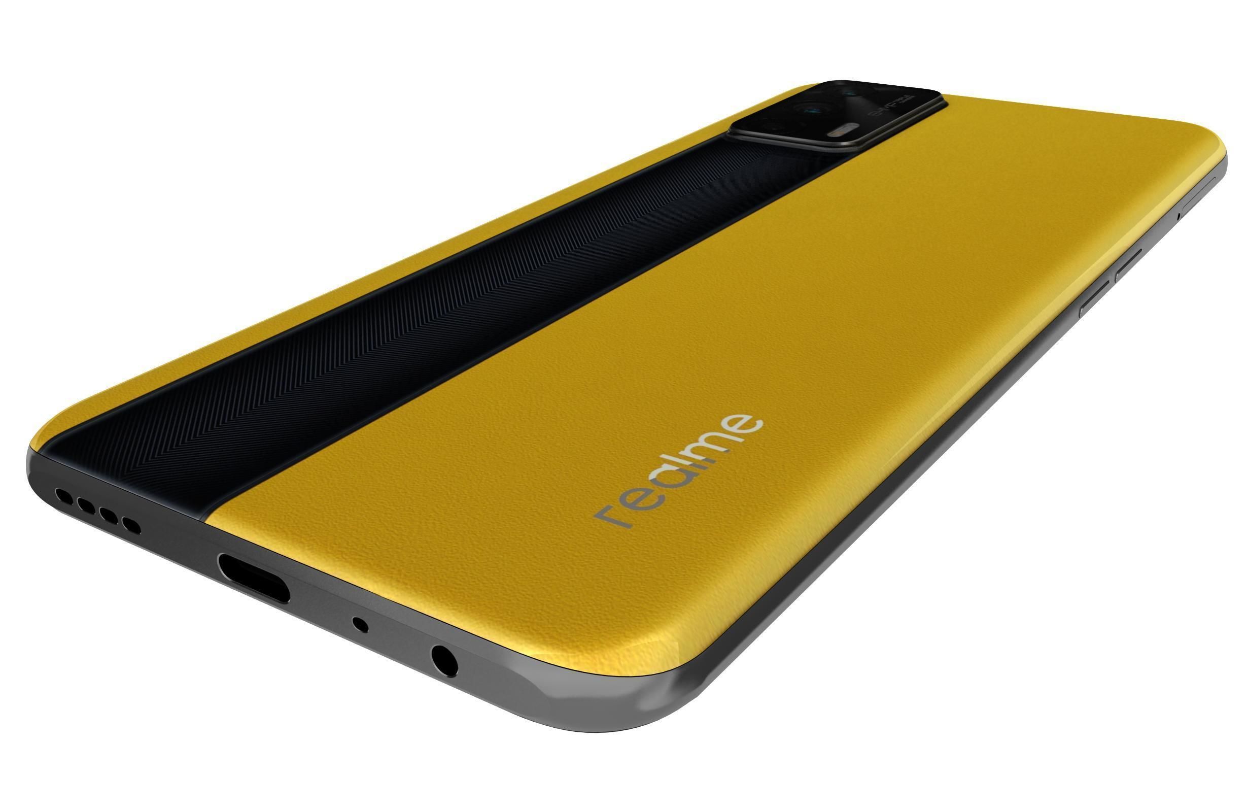 Realme GT Yellow 3D model | CGTrader