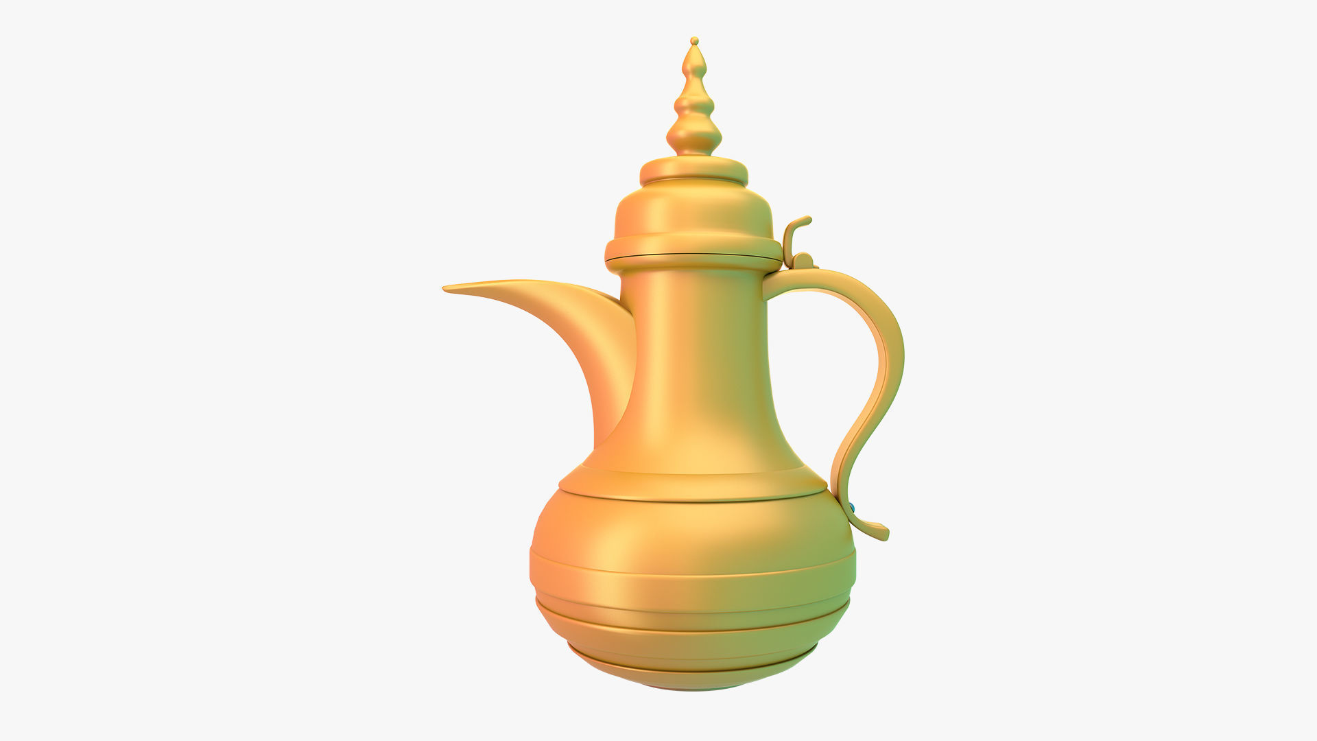 Ramadan Coffee Pot 3D model | CGTrader